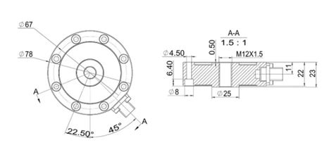 Kunwei Wheel Shape Load Cell Spoke Compression Tension Force Sensor 200kg Load Cell And 500kg