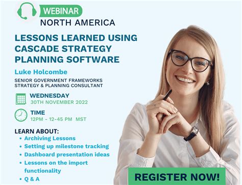 Lessons Learned Using Cascade Strategy Planning Software Webinar Nth America Government