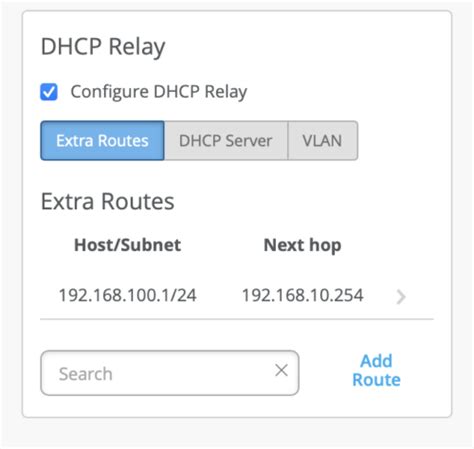 DHCP Relay Configuration Guide Mist