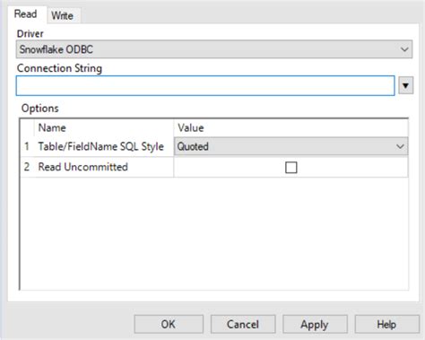 how to connect to snowflake from alteryx