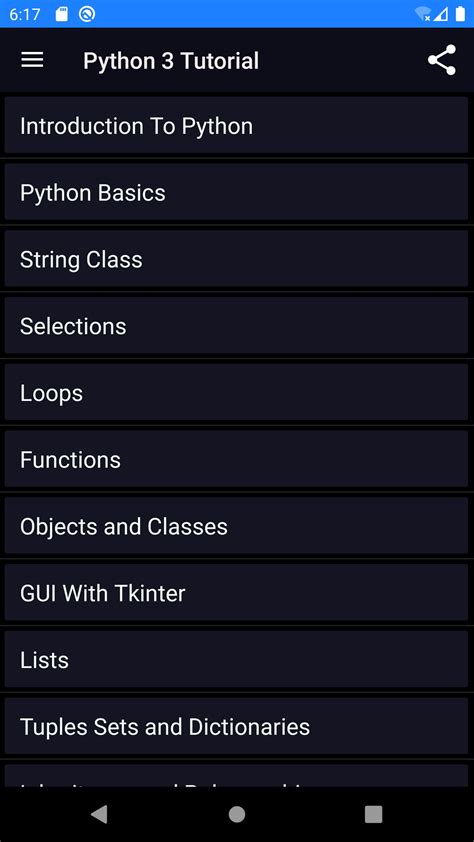 Python 3 Tutorial Apk For Android Download