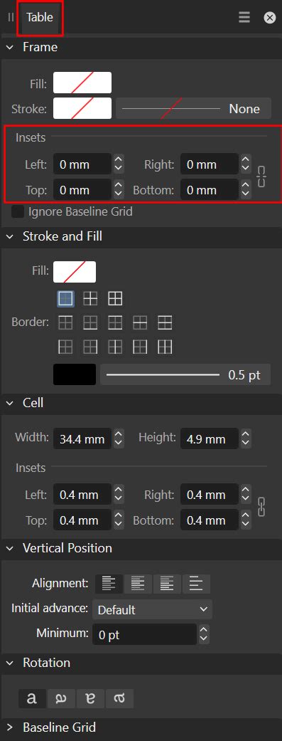 Affinity Publisher Where Table Insets Are Edited Outside Table Style Desktop Questions