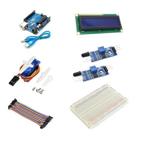 Kit Arduino Parking Automatique Avec 2 Capteurs Ir Servo Sg90 Et Lcd 1602 I2c Electronic Shop