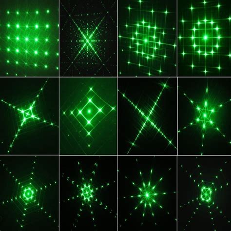 Oem Customized 12 Patterns Diffraction Optical Elements Doe Laser