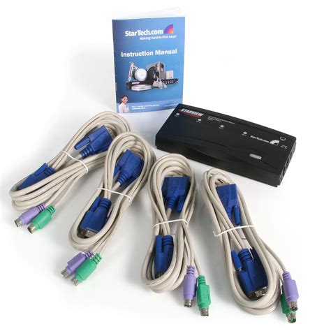 Port VGA PS KVM Switch Inkl Kabel KVM Switches Deutschland