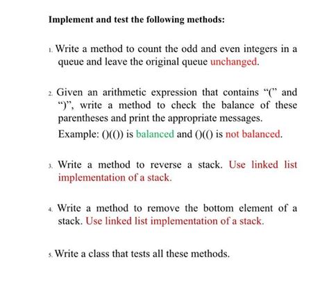 Solved Implement And Test The Following Methods 1 Write A