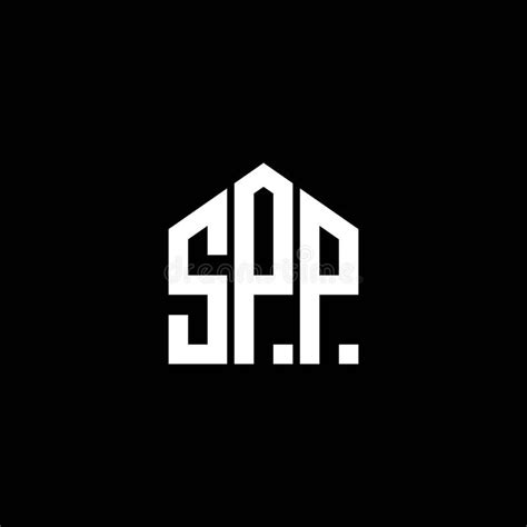 Spp Letter Logo Design On Black Background Spp Creative Initials