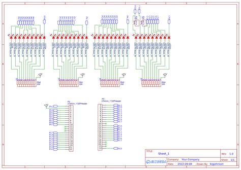 8051 Led Easyeda Open Source Hardware Lab