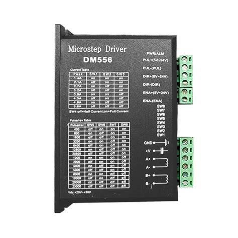 DM556 Digital Stepper Motor Driver 1-5A 24V-50V 64 Microstep for 42/57 ...