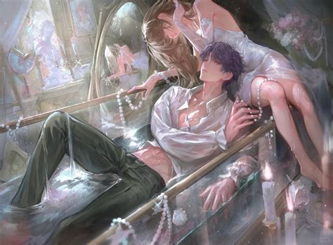 Pin By 明美🐉 On 💜🤍love And Deepspace🪐🔭 Rafayel Deep Space Anime Art Beautiful