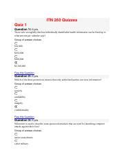 ITN 260 Quizes Docx ITN 260 Quizzes Quiz 1 Question 10 5 Pts Those Who Wrongfully Disclose