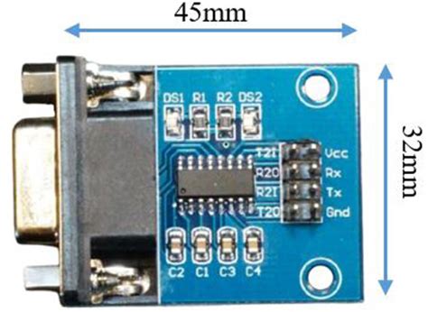 Max3232 Rs232 To Ttl Serial Port Converter Module Pinout Features