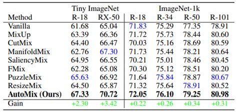 Top 1 Accuracy On Tiny Imagenet And Imagenet 1k Dataset Based On