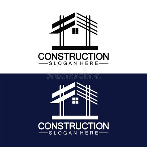 Construction Home Repair And Building Concept Logo Design Home