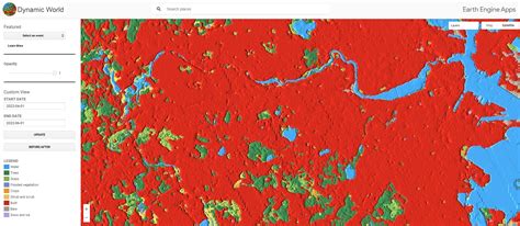 Google Earth Engine And Dynamic World Geovisualization Net