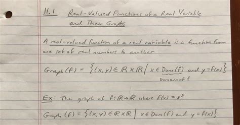 Professor Franks Math Blog Advanced Discrete Math Real Valued Functions Of A Real Variable