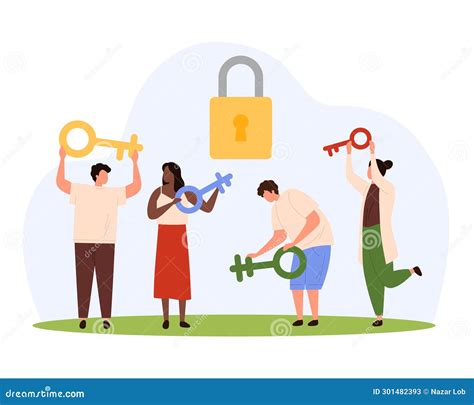 Cartoon Diversity Characters Composition 235515485