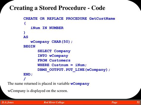 Ppt Stored Procedures And Functions Powerpoint Presentation Free