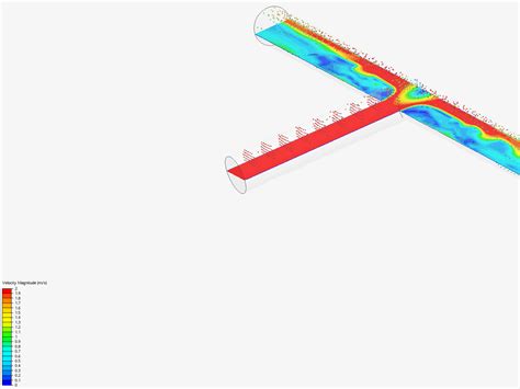 t junction flow by jveta simscale
