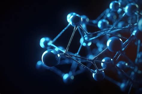 Premium Ai Image Science Molecular Dna Model Structure Ai