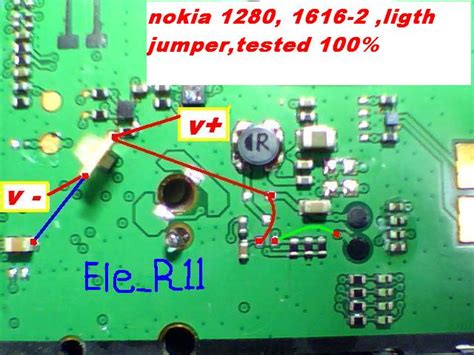 Nokia Display Light Jumper Solution Without Transisters
