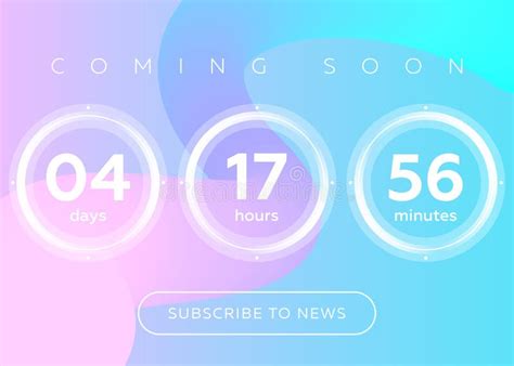Vector Illustration Of Countdown Timer Digital Clock Design On Stock Vector Illustration Of