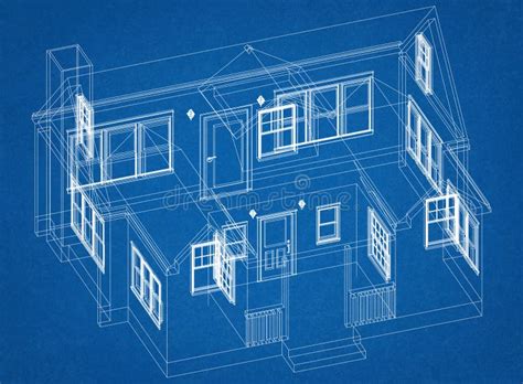 Architecte Blueprint De Conception De Chambre Photo stock Image du toit résidence