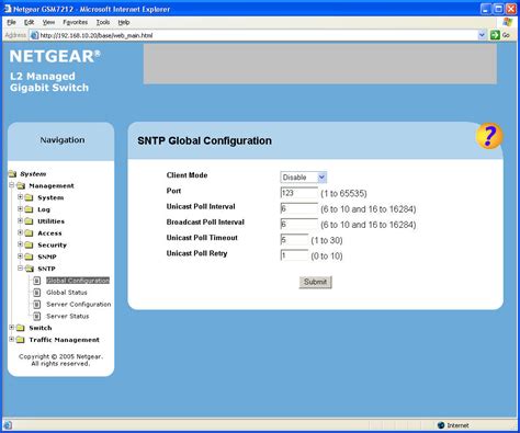 Disable SNTP