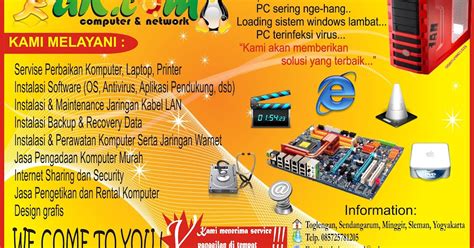 Contoh Brosur Komputer