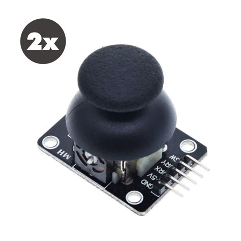 Kit 2 X Módulo Joystick 3 Eixos Analógico 5v Para Arduino Pic Ky023