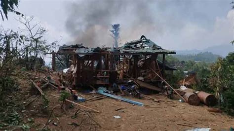 မင်းတပ်ကို ၆ လအတွင်း လေကြောင်းက ၁၈ ကြိမ်တိုက်ခိုက်၊ ပြည်သူ ၁၀ ဦးသေဆုံး