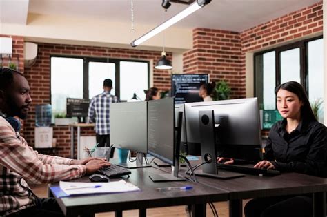 Premium Photo Software Developer Team Programming Encryption