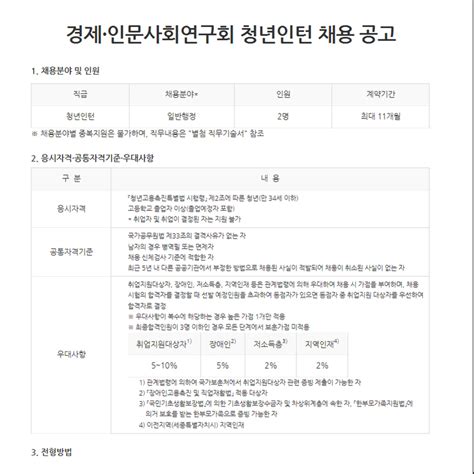 경제인문사회연구회 2019 청년인턴전문직 직원 채용 ~104 공모전 대외활동 링커리어