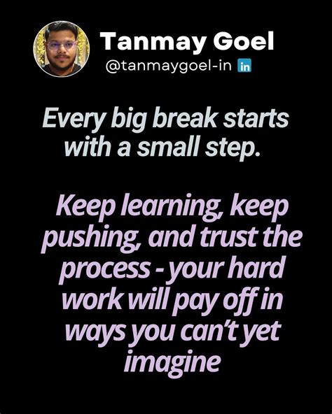 Tanmay Goel On Linkedin Keepgoing Trusttheprocess Hardworkpaysoff