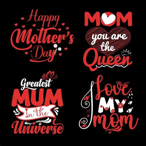 Premium Vector Free Vector Lettering Mothers Day Badge And Sticker