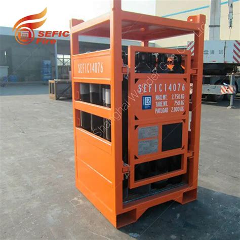 Durable Oxygen Nitrogen Cylinder Rack Sefic Iso232