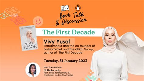 Book Talk And Discussion ‘the First Decade With Vivy Yusof Buibu Baca Buku Book Club