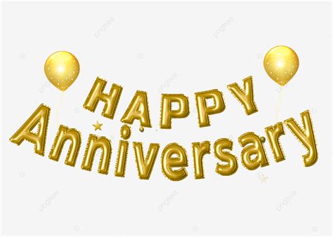 Happy Anniversary Text In Golden Color Happy Anniversary Happy