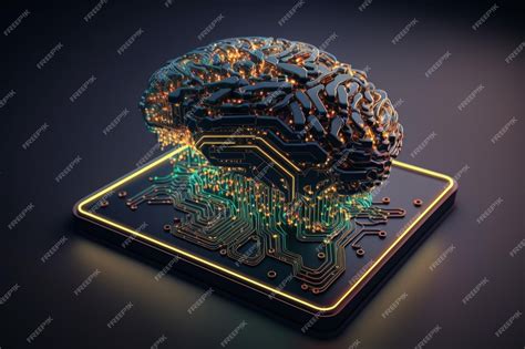 Premium Photo Artificial Intelligence New Technology Science Futuristic Abstract Human Brain