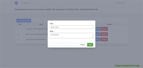 Laravel 10 Livewire Crud Using Jetstream And Tailwind Css Danatec