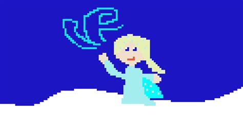 Pixilart Elsa By Rainbow Mangle