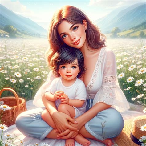 Premium Photo Happy Mother And Daughter Hugging Mother Day