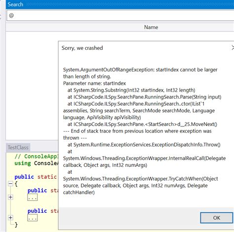 Cant Search For Constants Starting By · Issue 2827 · Icsharpcode