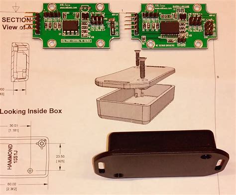 Interface Board Industrial Joystick Controlled Dual RC SERVO Motor Drive Interface Board