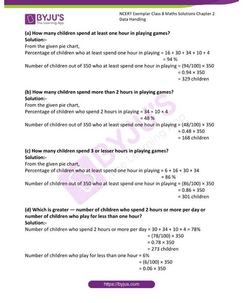 Ncert Exemplar Class 8 Maths Solutions Chapter 2 Data Handling