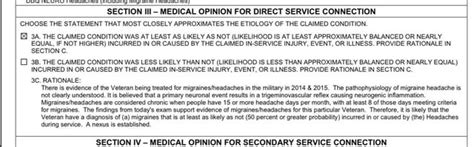 Dbq Conclusion Interpretation R Veteransbenefits