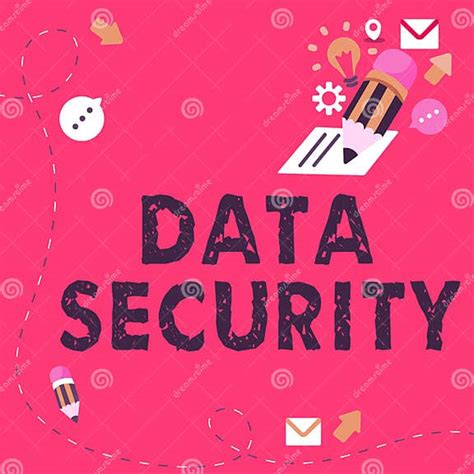 Writing Displaying Text Data Security Word For Protected Important