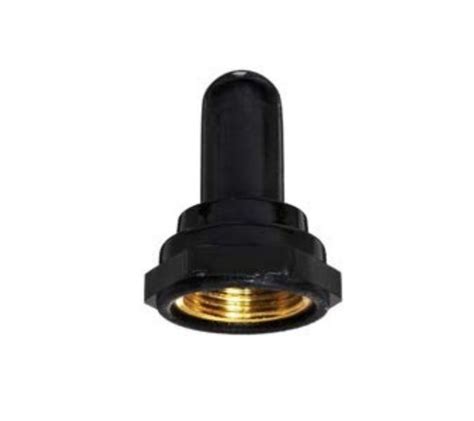 Toggle Switch Boot Full Hex Black