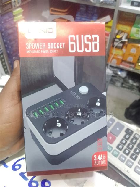 Adapter 3 Power Socket 6 Usb Port Ldnio Divider In Bole Accessories And Supplies For