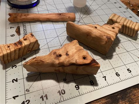 While Dicking Around In The Garage I Made Some Wooden Climbing Holds For More Dicking Around In